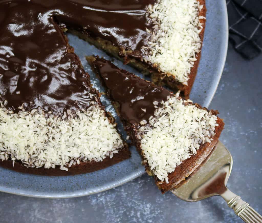 Banankage med chokolade - opskrift på nem banankage | Barego'mad