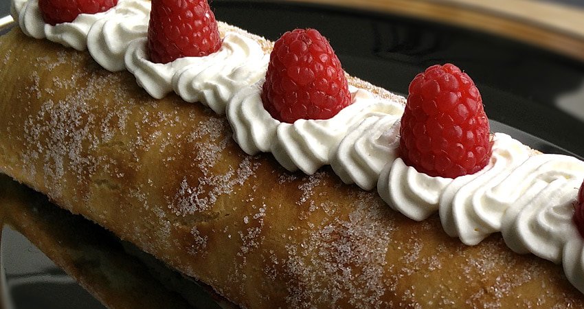 Hindbærroulade - nem opskrift på hjemmelavet roulade