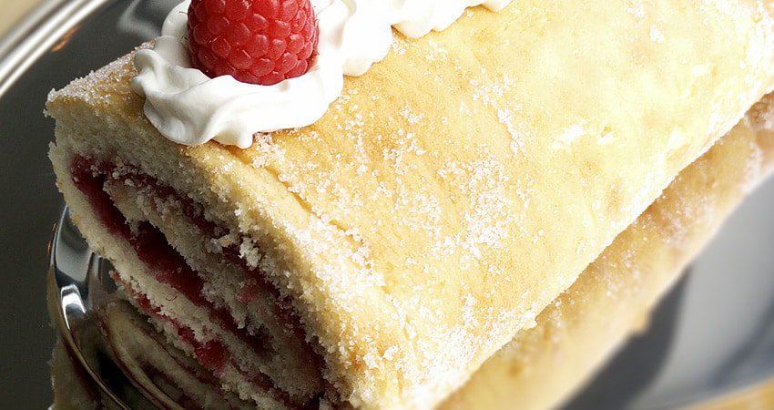 Hjemmelavet hindbærroulade - nem opskrift på roulade | Barego'mad