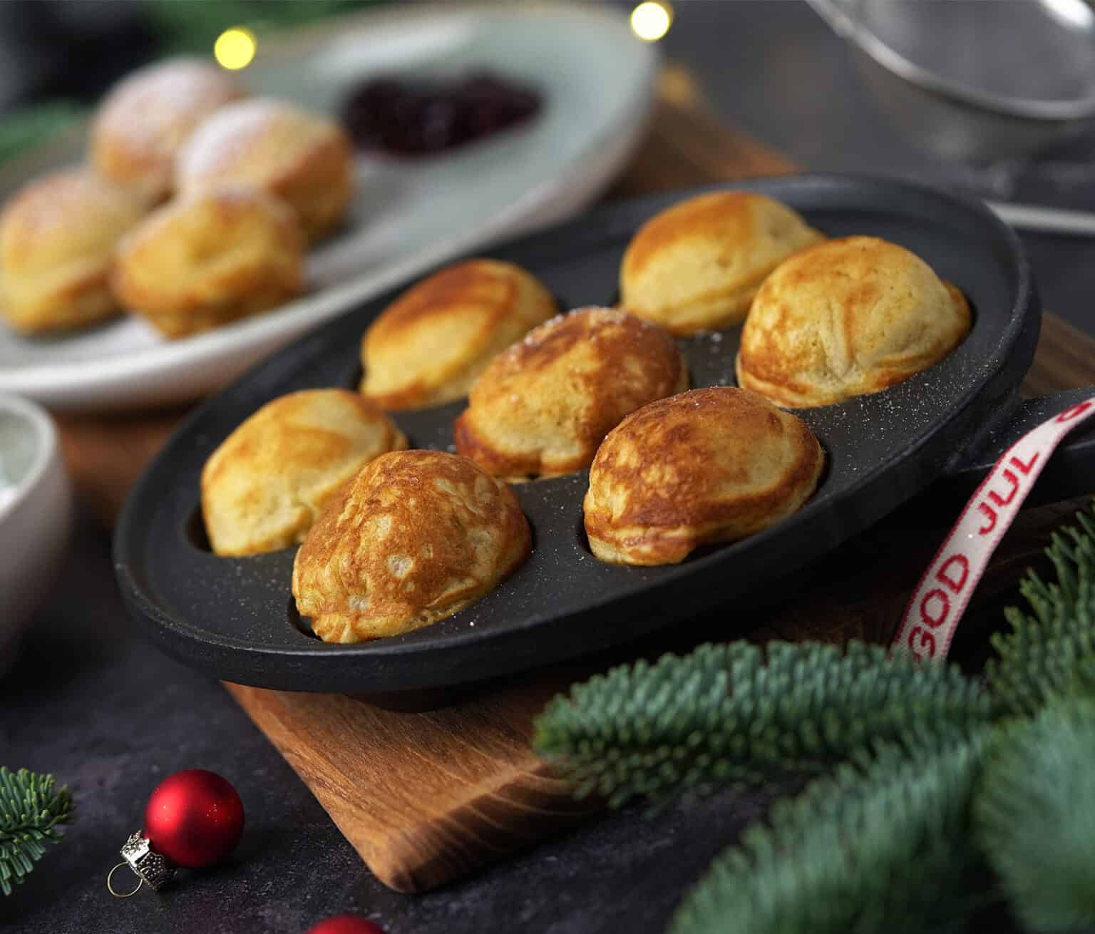 Æbleskiver - hjemmebagte og luftige