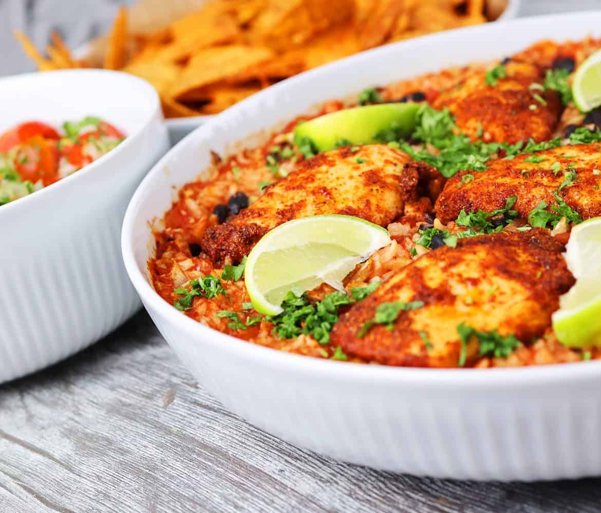 Mexicansk kylling i fad